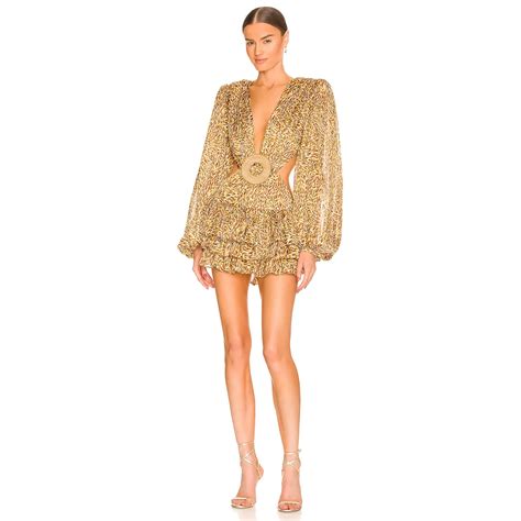 깊은 V넥 레오파드 패턴 주름 미니 드레스 여성용 허리 길이 긴팔 패션 비치 드레스 Aliexpress