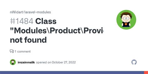 Class Modulesproductprovidersproductserviceprovider Not Found