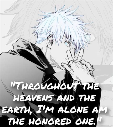 Anime Quote Gojo Satoru From Jujutsu Kaisen In Anime Quotes The Best Porn Website