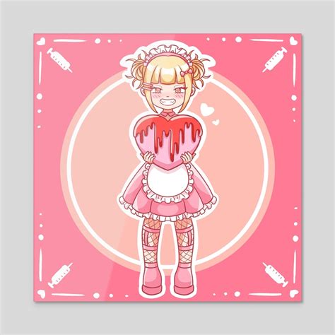 Toga Himiko Chibi An Art Print By Pointless Inprnt