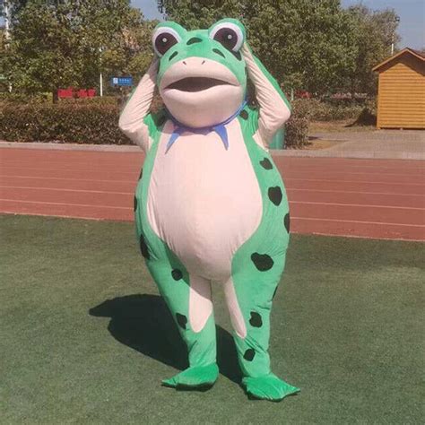 Frog Costume Inflatable Frog Costume Cosplay Costume Suit For Adult Am