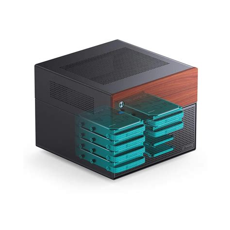 Jonsbo N4 Sff 196l Matx 62 Bay Nas Case Black Ple Computers