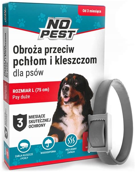 OBROŻA NA KLESZCZE I PCHŁY DLA PSA 75 CM NO PEST 13372244572 Allegro pl