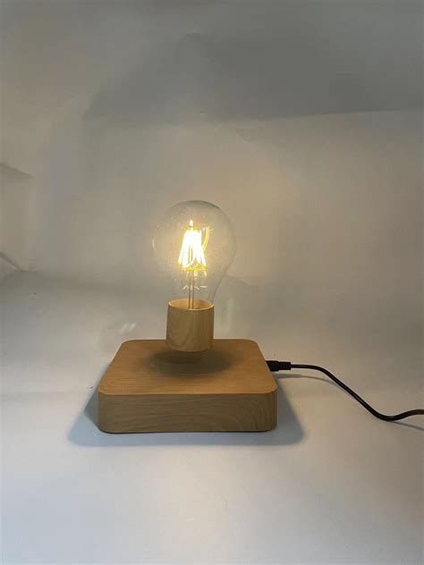 360 Rotating Magnetic Wireless Floating Levitating Led Lamp Bulb Light
