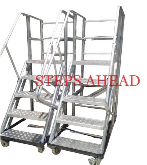 Aluminium Double Movable Ladder At ₹ 1600 Piece Aluminium Movable