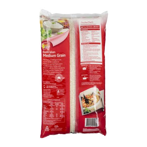 Sunrice White Medium Grain Calrose Rice 5kg Harris Farm Markets
