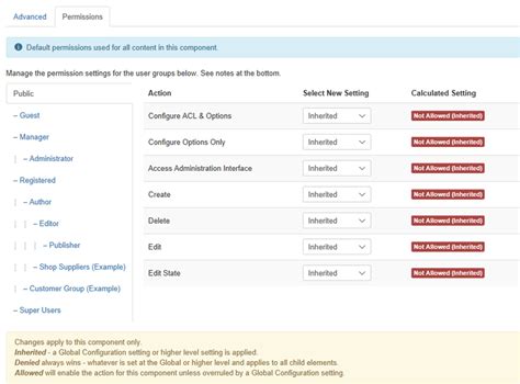 Help310 Components Redirect Manager Options Joomla Documentation