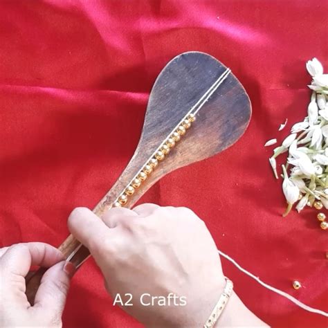2 Simple And Easy Way To String Flower Using Spoon Wedding Jewellery