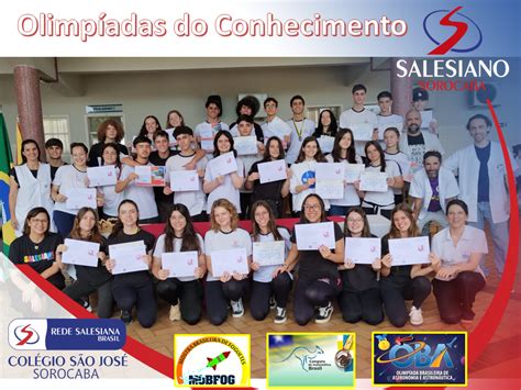ESTUDANTES DO F2 E ENSINO MÉDIO BATEM RECORDE DE MEDALHAS Salesianos