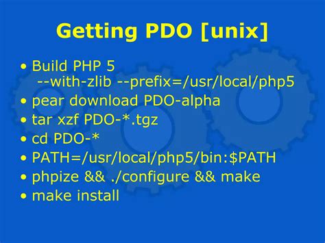 introducing php data objects ppt