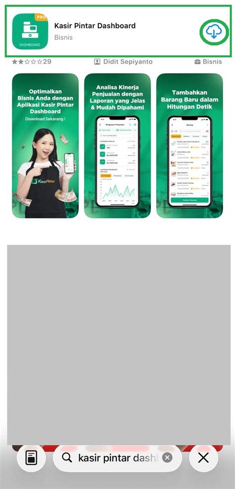 Cara Instal Daftar Login Aplikasi Kasir Pintar Dashboard Ios