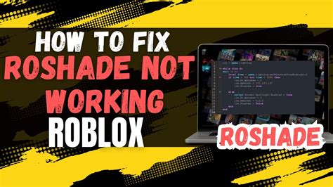 How To Fix RoShade Not Working YouTube