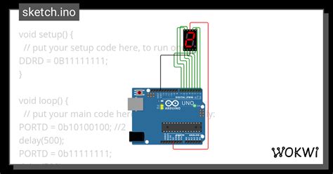 Tugas 7 Segment Wokwi Esp32 Stm32 Arduino Simulator