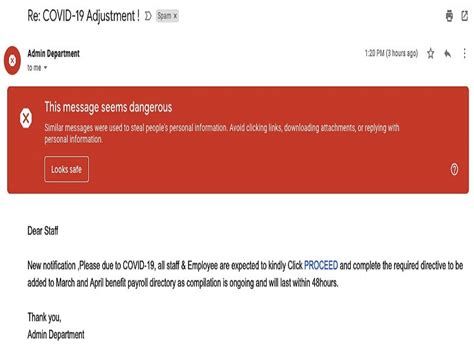 Lợi dụng Covid 19 hơn 18 triệu email lừa đảo được gửi tới người dùng