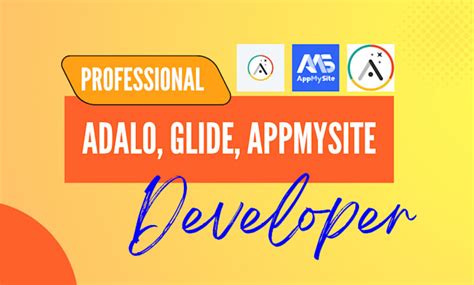 Develop Mobile Apps Using Adalo Glide Appsheet Flutterflow Appmysite By