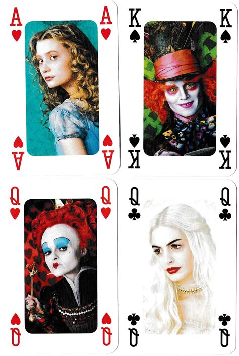 Alice In Wonderland Walt Disney Pictures Version — The World Of Playing Cards