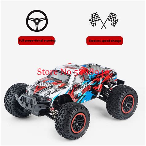 112 오프로드 충격 흡수 Rc 트럭 4 륜 독립 서스펜션 원격 제어 트럭 자동차 모델 모든 지형 24g 70 Kmh 4wd 원격 제어