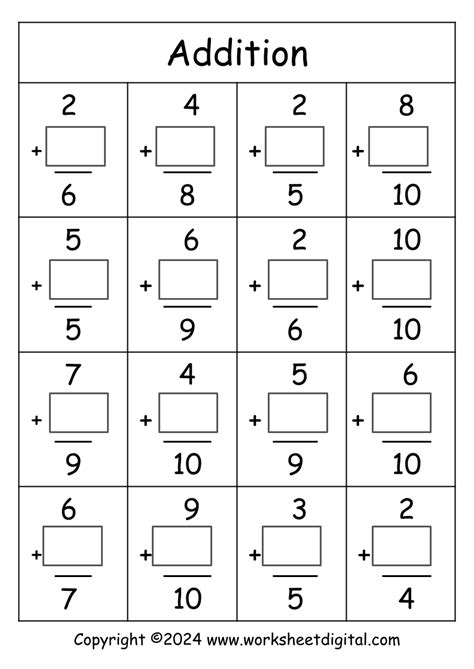 Grade 2 Math Worksheets
