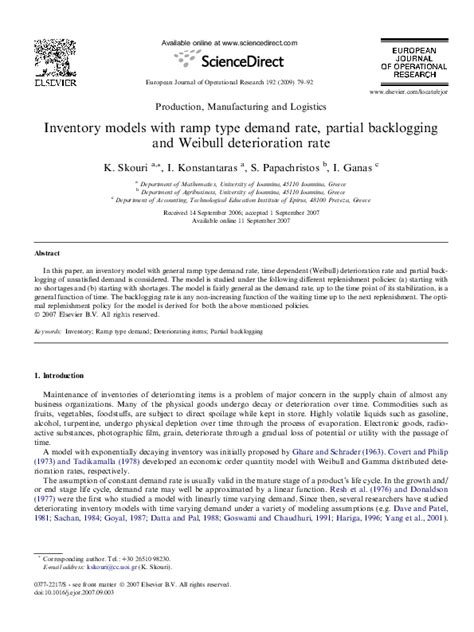 pdf inventory models with ramp type demand rate partial backlogging