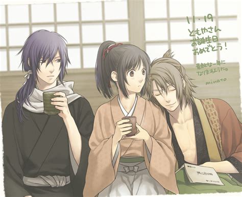 Yukimura Chizuru Okita Souji And Saitou Hajime Hakuouki Shinsengumi