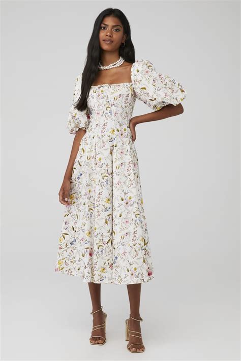Selkie Day Dress In Wildflower Kilburn Fashionpass