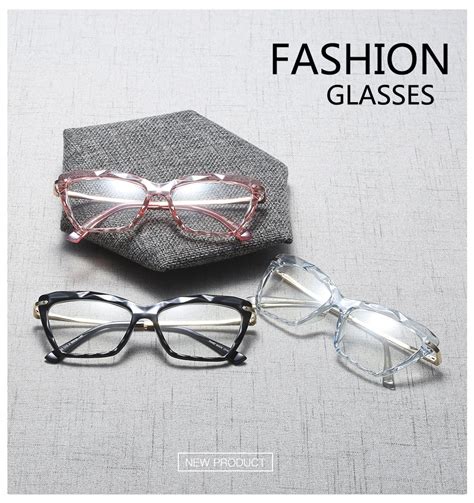Ccspace Womens Eyeglasses Cat Eye Resin Alloy Frame Fuzweb