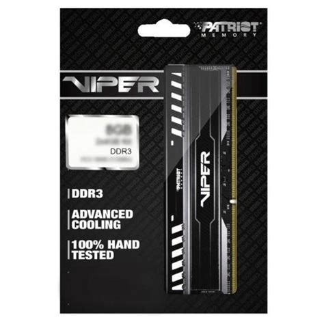 Memória DDR3 1600MHz 16GB (2x 8GB) Patriot Viper - PV316G160C9K - waz