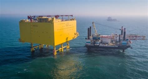 Borwin Platform Topside Installed In German North Sea Safety4sea