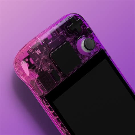 Extremerate Gradient Translucent Purple Rose Red Faceplate Back Plate