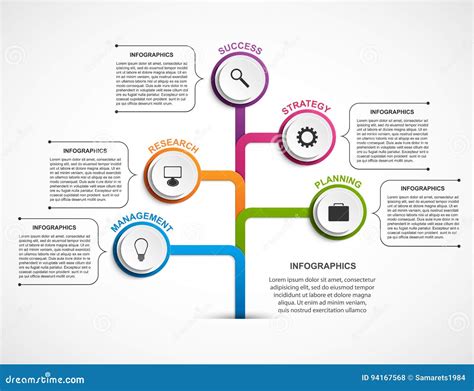 Infographic Design Organization Chart Template Vector Illustration 58766860
