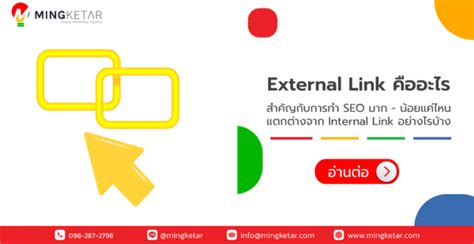 External Link คออะไร มเทคนคการทำเพอดน SEO ใหตดหนาแรกมาบอก