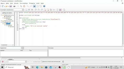 Scripts Basic No Libreoffice Video 01 Biblioteca Disoftware Modulo Acesso YouTube