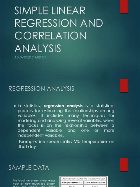simple linear regression and correlation analysis pdf linear trend