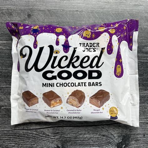 Inside Trader Joes Wicked Good Mini Chocolate Bars Dailywaffle