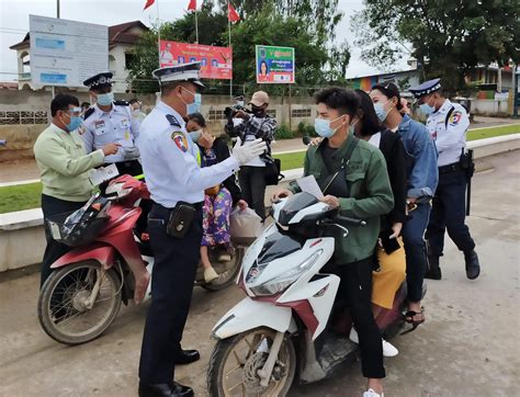 တာချီလိတ်မြို့ ယာဉ်ထိန်းရဲတပ်ဖွဲ့စု ၁၂၁ မှ ယာဉ်စည်းကမ်း၊ လမ်းစည်းကမ်း