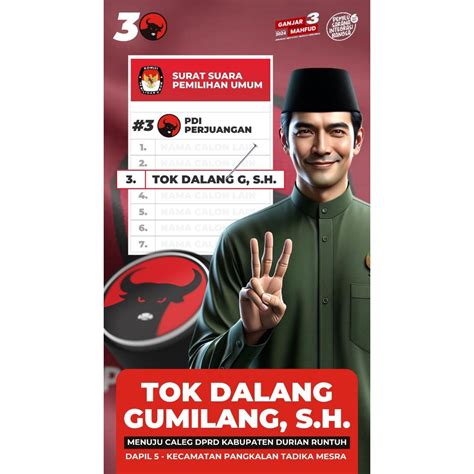 Jual Video Animasi Coblos Caleg Partai Pdi Perjuangan Shopee Indonesia