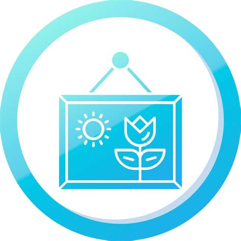 Picture Solid Blue Gradient Icon 37087325 Vector Art At Vecteezy