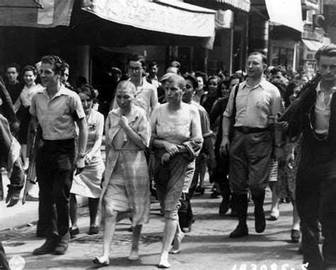 Shocking Photos Show How French Women Were Punished By Having Their