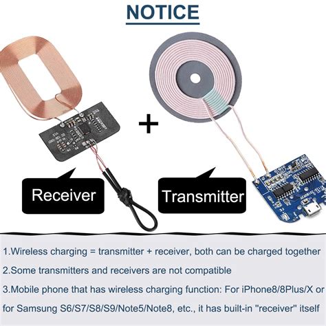 Snapklik Com DAOKAI Qi Wireless Charging Standard Receiver Module V A PCBA Board Coil Qi