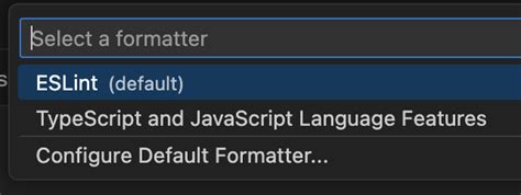 ESlint Doesn T Work As A Formatter In VS Code Stack Overflow