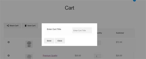 Woocommerce Multi Cart Share Save And Share Cart Plugin