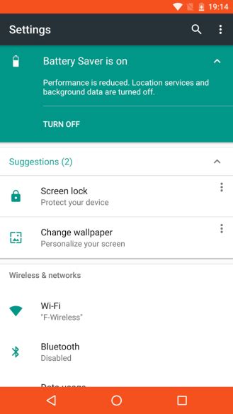 android n feature spotlight settings will now suggest items for you