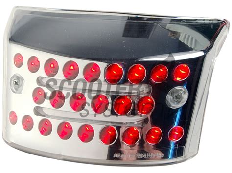 Feu arrière Tun R à diodes et néons pour MBK Booster Spirit 2004