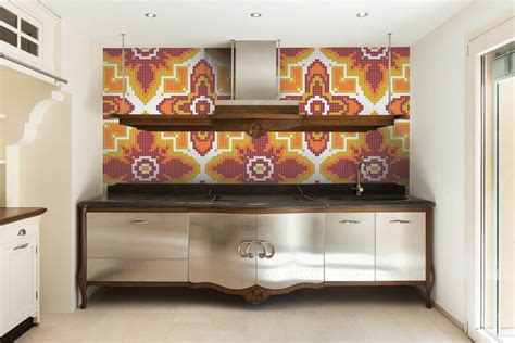 Red Repeating Tile Pattern Hacienda Ablaze By Artaic