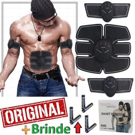 Aparelho Tonificador Muscular Ems Perna Braço Abdominal Smart Fitness