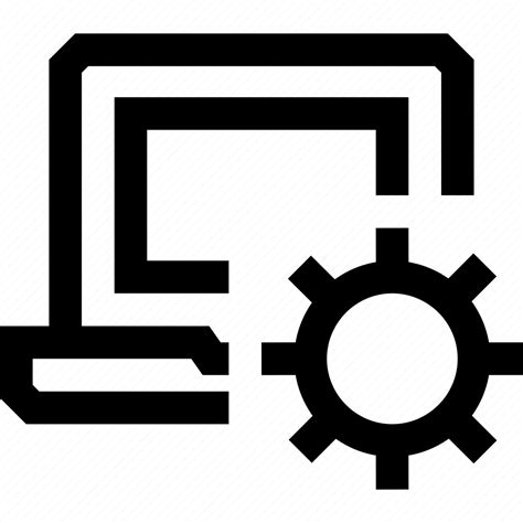 Cog Computer Desktop Gear Monitor Settings Wheel Icon Download On Iconfinder