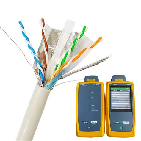 Indoor 4 Pairs CCA Cat 6 FTP Cable 305m Pull Box Network Cable