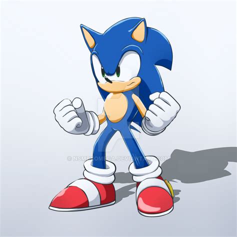 Sonic Draw By Nsmbxomega On Deviantart