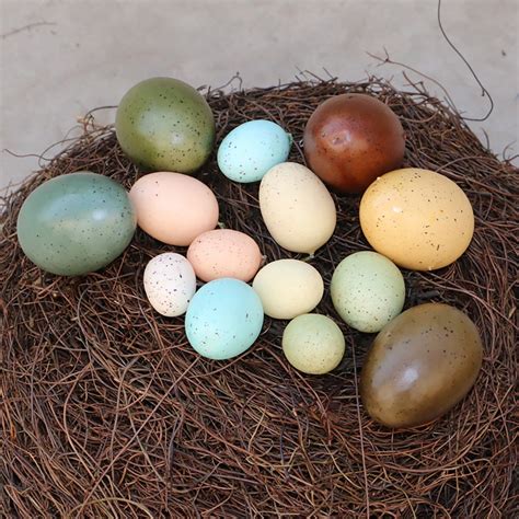 Hbbkvi Easter Eggs 20pcs Simulation Colorful Plastic Easter Eggs