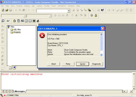 Ccs Tms C B Error Initializing Emulator Code Composer Studio Forum Code Composer